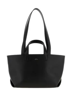 A.p.c. A.P.C. Small Le Drummer Shopping Bag Black