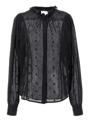 MARANT ETOILE Terzali Cotton Shirt - Black