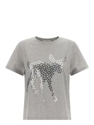 J.W.ANDERSON Animal Stars T-shirt - Gray