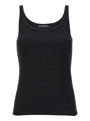 DOLCE & GABBANA DOLCE & GABBANA Ribbed Tank Top