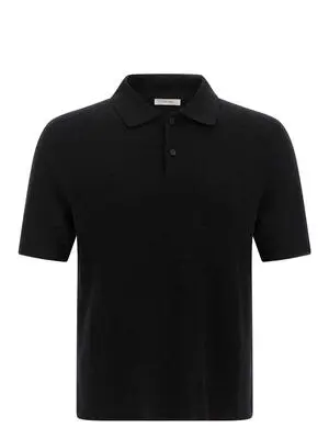 THE ROW Ravi' Polo Shirt - Black