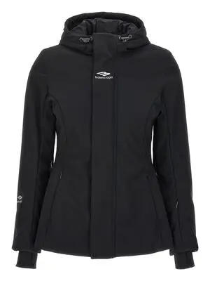 Balenciaga Ski Hourglass 3b Sports Icon Parka - Black