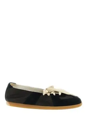 MAISON MARGIELA Replica Leather Ballet Flats - Black
