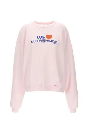 Alexander Wang Cotton Sweatshirt - Pink