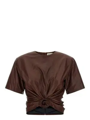 Magda Butrym 15' T-shirt - Brown