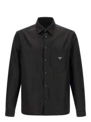 Prada Re-nylon Shirt - Black