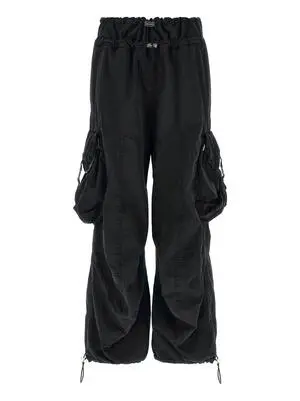 Attico THE ATTICO Parachute Cargo Trousers Black