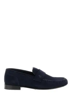 JIMMY CHOO JIMMY CHOO Ellis Suede Moccasins Blue