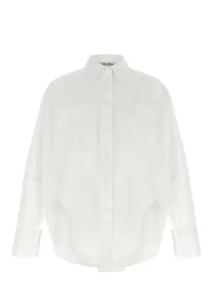 Attico Shaped Hem Shirt - White