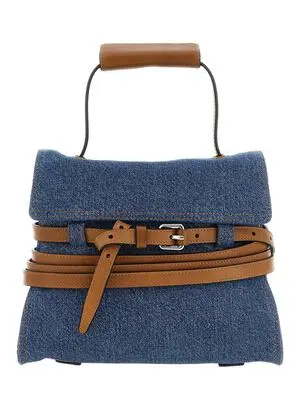 Moschino Regular Tie Me Handbag - Blue