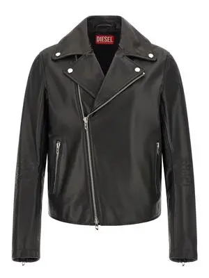 DIESEL® L-eo-wrd Biker Jacket - Black