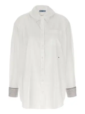 PRADA PRADA Contrast Cuffs Shirt