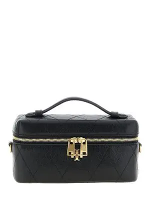 Tory Burch Charlie Vanity Case Crossbody Bag - Black