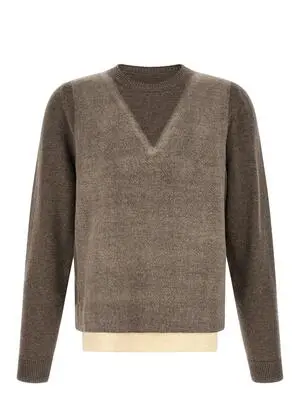 MAISON MARGIELA Memory Of Wool Sweater - Brown