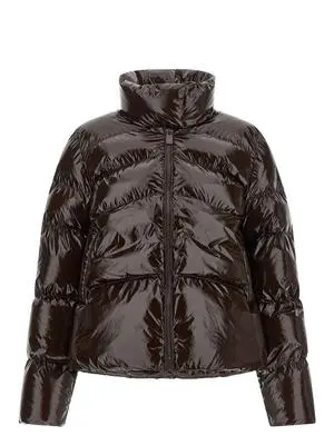 Pinko Love Birds Down Jacket - Brown