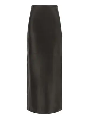 Co Leather Pencil Skirt - Black