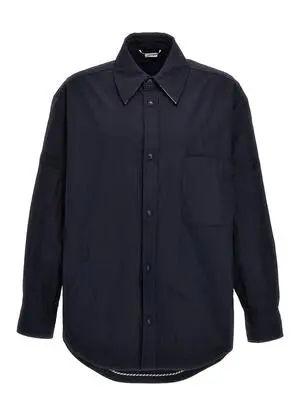 Thom Browne Snap Front' Overshirt - Blue