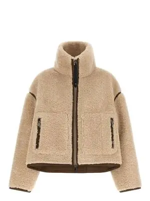 Pinko Teddy Cropped Jacket - Beige