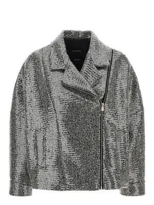 PINKO PINKO Sequin Caban Jacket