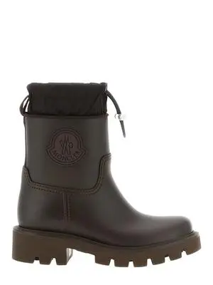 Moncler MONCLER Kickstream Rain Boots Brown