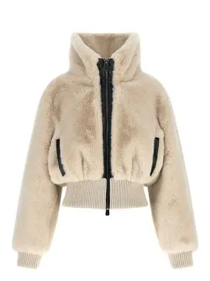 PINKO PINKO Cropped Fur-Effect Jacket
