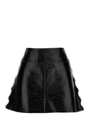 COURREGES Vinyl Miniskirt - Black
