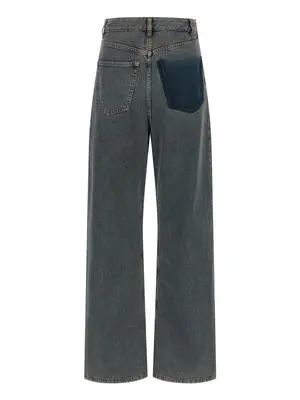 MAISON MARGIELA Back-to-back Construction Jeans Gray