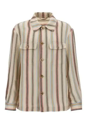 Etro Striped Overshirt - Multi