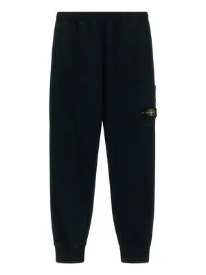 Stone Island Badge Logo' Cargo Joggers - Black