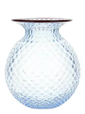 VENINI Fiori Balloton Vase - Light Blue