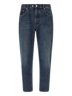 DEPARTMENT 5 Musso Tapered Crop Jeans - Blue