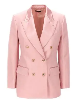 TOM FORD TOM FORD Double-Breasted Duchesse Blazer