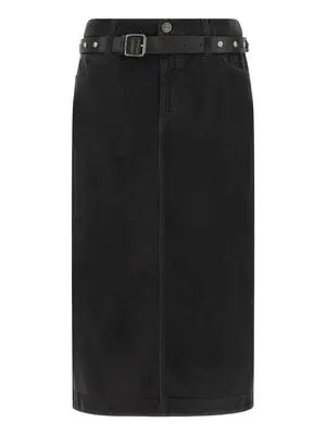 PINKO PINKO Corduroy Midi Skirt