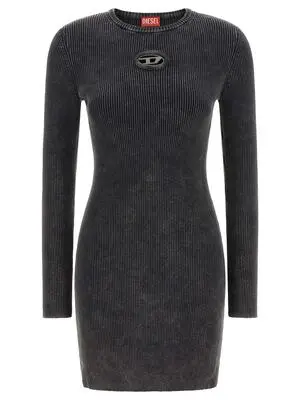 DIESEL® M-anchorage-ls Mini Dress - Black