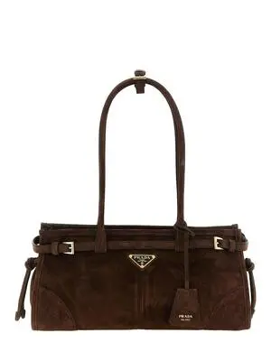 Prada PRADA Bonnie Medium Handbag Brown