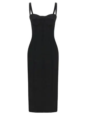 Dolce & Gabbana Sicily Bra Corset Dress - Black