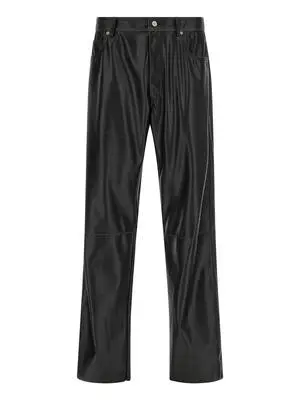 MAISON MARGIELA MM6 MAISON MARGIELA Leather-Effect Trousers