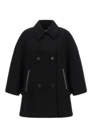 Max Mara Mxaospite Cape - Black