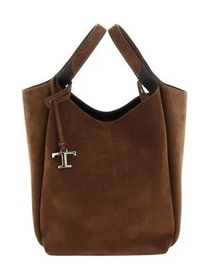 TOD'S Apa Secchiello Piccolo Bucket Bag - Brown