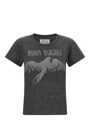 MAISON MARGIELA Graphic Print T-shirt - Gray