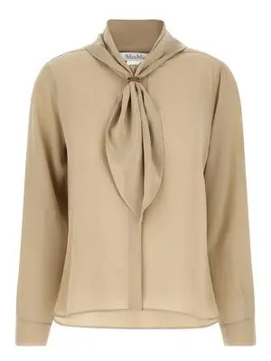 Max Mara MAX MARA MxmDry Silk Shirt Beige