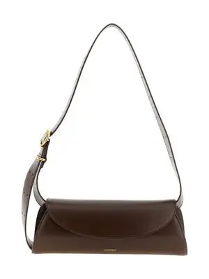 JIL SANDER JIL SANDER Cannolo Small Shoulder Bag Brown