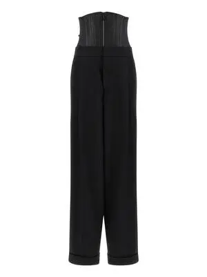 Dsquared2 Tailored2 Pants And Corset - Black