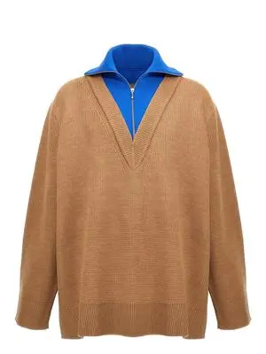 JIL SANDER Half Zip Sweater - Multi