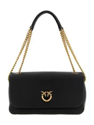 Pinko 'love Birds' Shoulder Bag Black