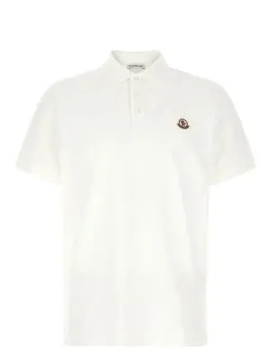 MONCLER Logo Patch Polo Shirt