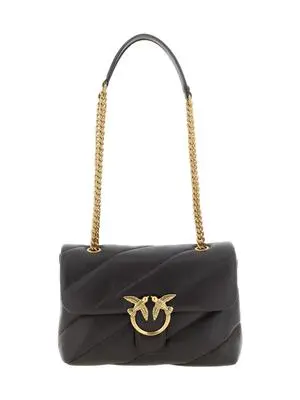 Pinko PINKO Love Bag Puff Maxi Crossbody Bag Brown