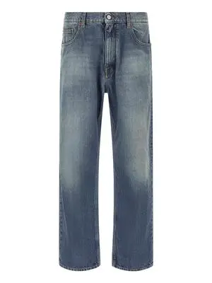 MAISON MARGIELA Straight Leg Jeans - Blue