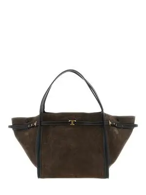 TOD'S Medium Tim Shopping Bag - Brown