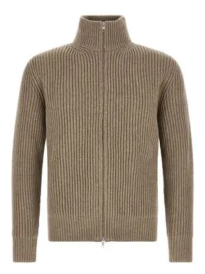 MAISON MARGIELA Ribbed Wool-blend Jacket - Beige